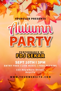 Autumn Party Template | PosterMyWall