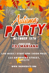Autumn Party Template | PosterMyWall