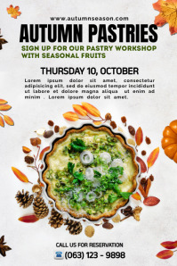 Autumn Pastries - Poster Template | PosterMyWall