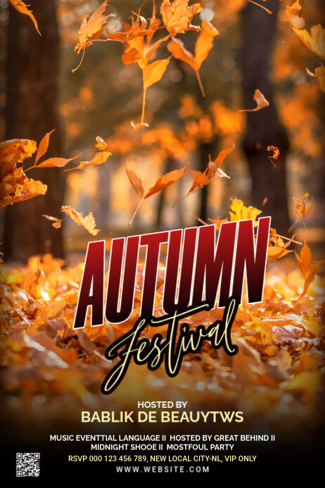 Autumn Poster Template | PosterMyWall