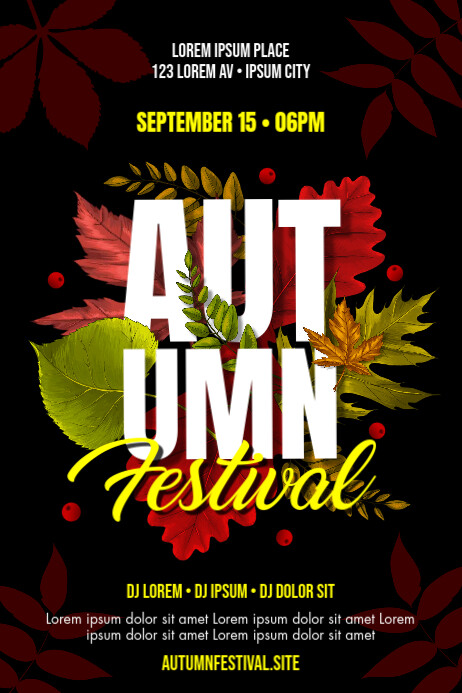 Copy of AUTUMN POSTER | PosterMyWall