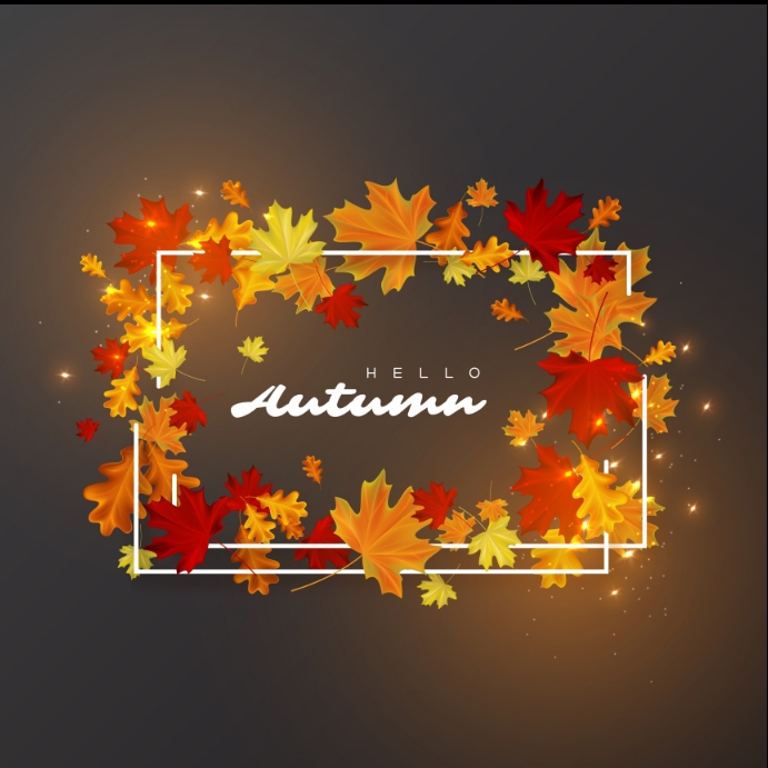 Autumn poster design template | PosterMyWall