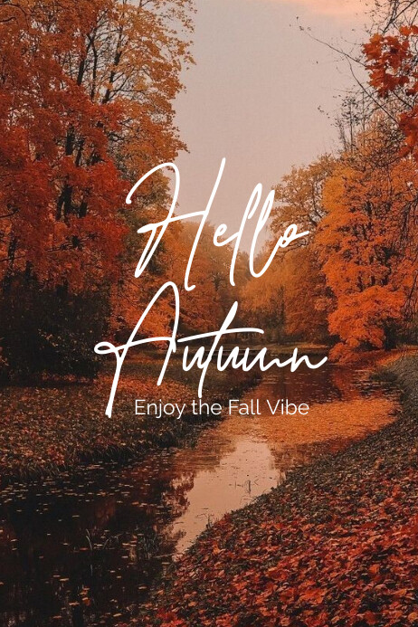 Autumn Poster Template | PosterMyWall