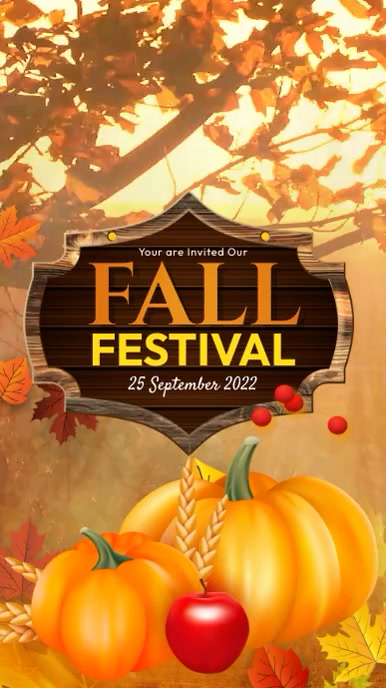 autumn sale, fall Instagram Story Template | PosterMyWall