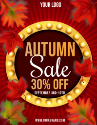 Autumn sale Template | PosterMyWall