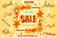 Autumn sale poster Template | PosterMyWall