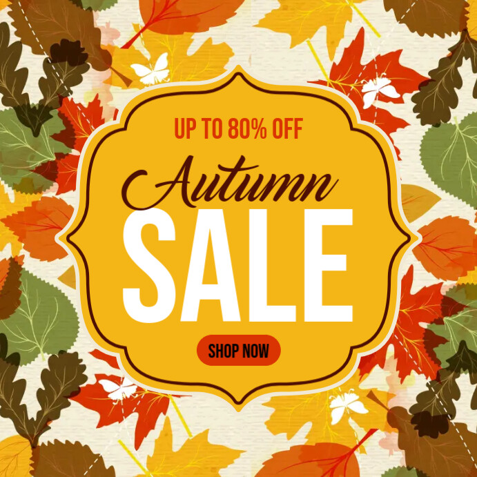 AUTUMN SALE BANNER Template | PosterMyWall