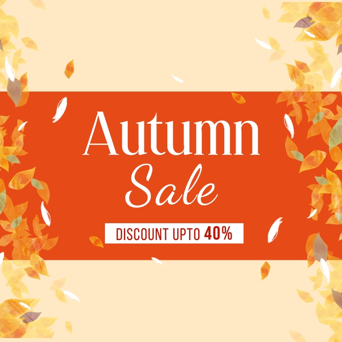 Copy of Autumn Sale Banner Teplate | PosterMyWall