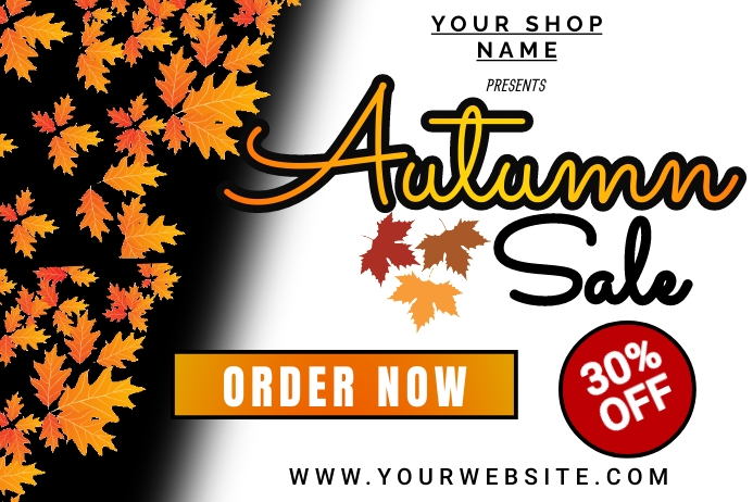 Copy of Autumn Sale | PosterMyWall