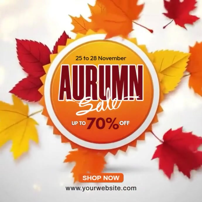 Autumn Sale Template | PosterMyWall