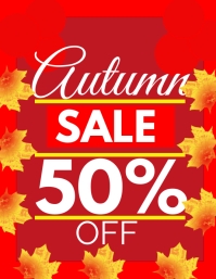 Autumn Sale Flyer Template | PosterMyWall