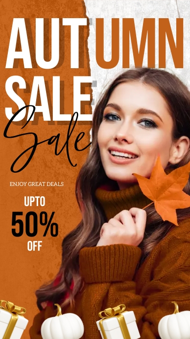 Autumn sale Template | PosterMyWall