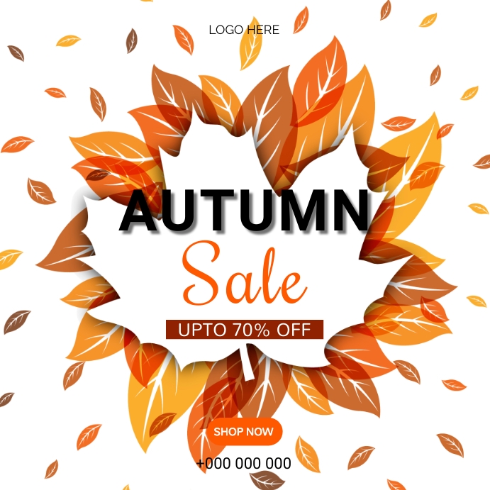 Autumn Sale Template | PosterMyWall