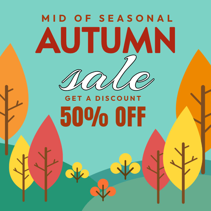 Autumn Sale Template | PosterMyWall