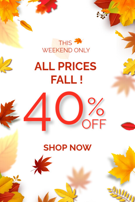 Copy of Autumn sale | PosterMyWall