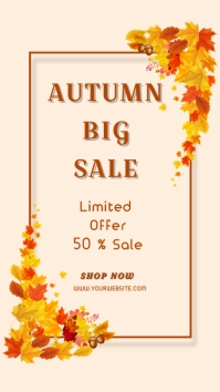 Autumn Sale Whatsapp Status Template | PosterMyWall