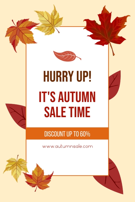 Autumn Sale Template | PosterMyWall