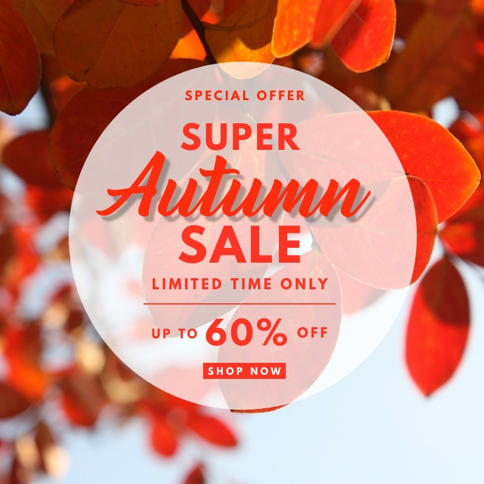 Autumn Sale Template | PosterMyWall