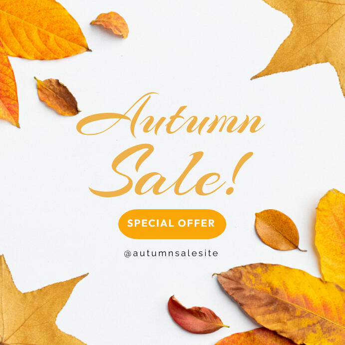 autumn sale Template | PosterMyWall