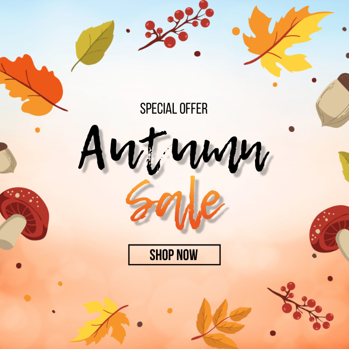 Copy of Autumn Sale | PosterMyWall