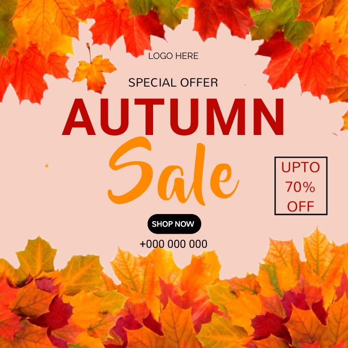 Autumn Sale Template | PosterMyWall