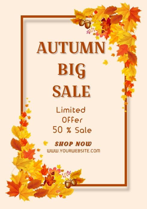Copy of AUTUMN SALE | PosterMyWall