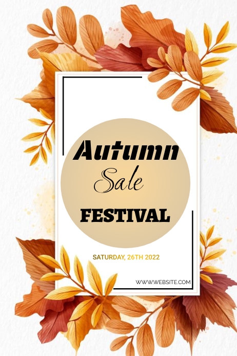 AUTUMN SALE Template | PosterMyWall