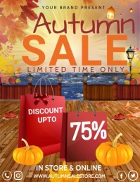 Autumn Sale Flyer Template | PosterMyWall