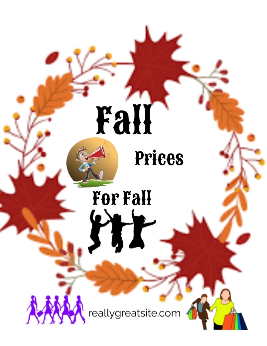 Autumn sale flyer Template | PosterMyWall