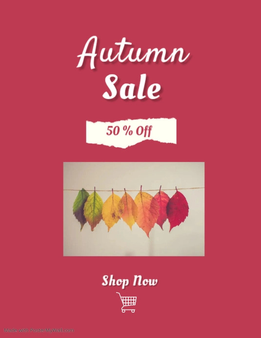 Autumn Sale Flyer Template | PosterMyWall