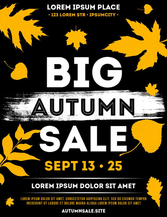 AUTUMN SALE FLYER Template | PosterMyWall