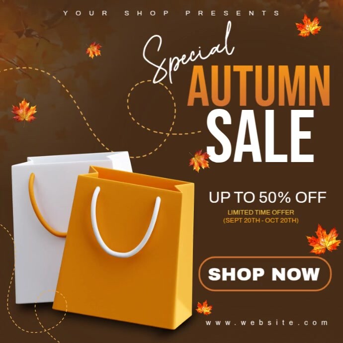 Fall Sale Flyer Template