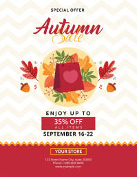 Autumn Sale A3 Template | PosterMyWall