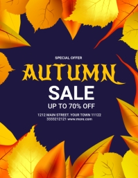 Autumn Sale Flyer Template | PosterMyWall