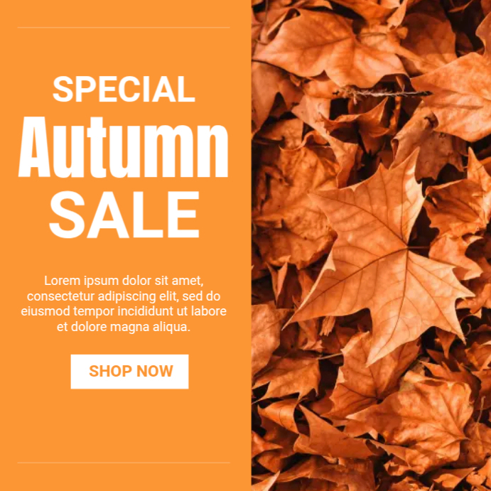 Autumn Sale flyers Template | PosterMyWall