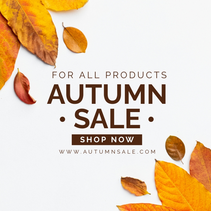 Autumn Sale Instagram Post Template | PosterMyWall