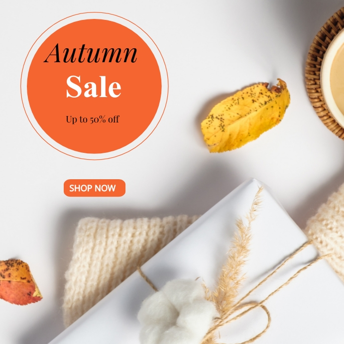 Autumn Sale Instagram Post Template | PosterMyWall