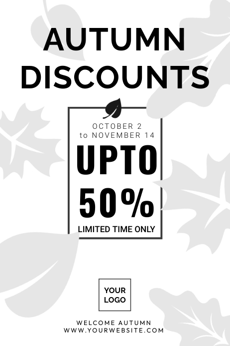 Copy of AUTUMN SALE POSTER | PosterMyWall