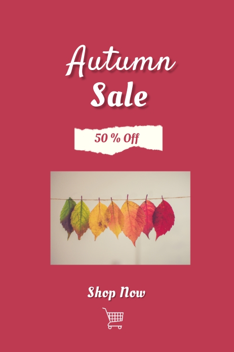 Autumn Sale Poster Template | PosterMyWall