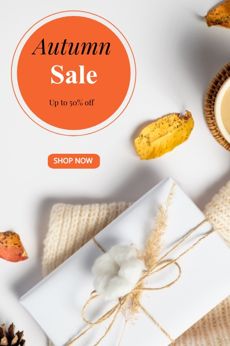 Autumn Sale Poster Template | PosterMyWall