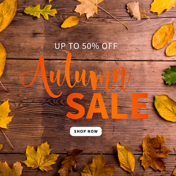 Autumn Sale Template | PosterMyWall
