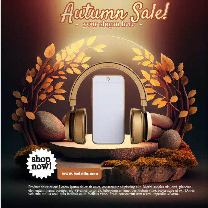 Autumn Sales Ads Template | PosterMyWall