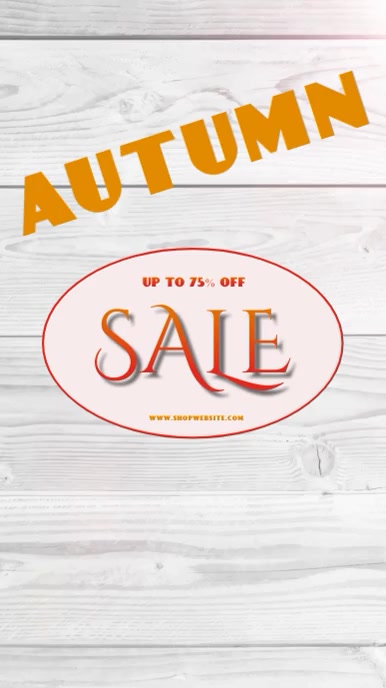 Copy of Autumn sales design template (1) | PosterMyWall