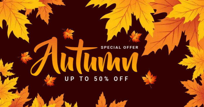 Autumn Season Discount Template | PosterMyWall