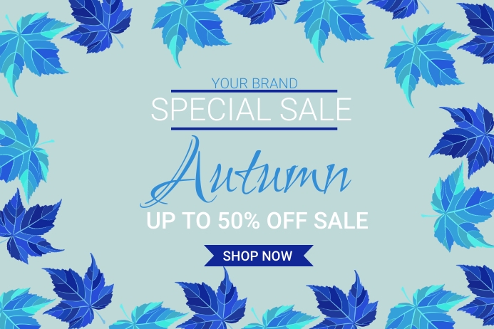 Autumn Season Sale Post Template | PosterMyWall