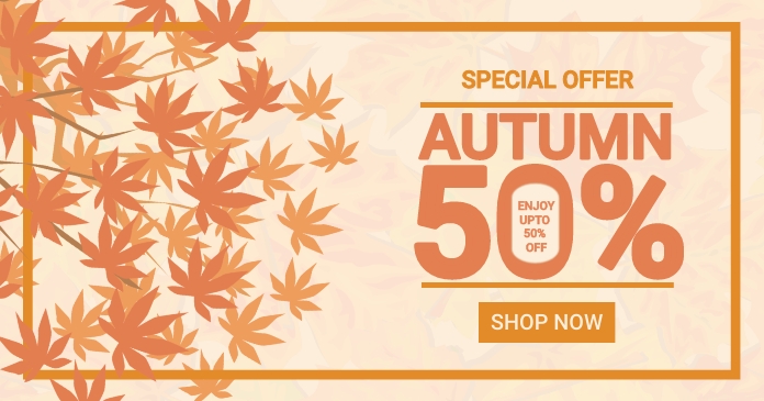 Copy of Autumn Special Sale Discount Ad Template | PosterMyWall