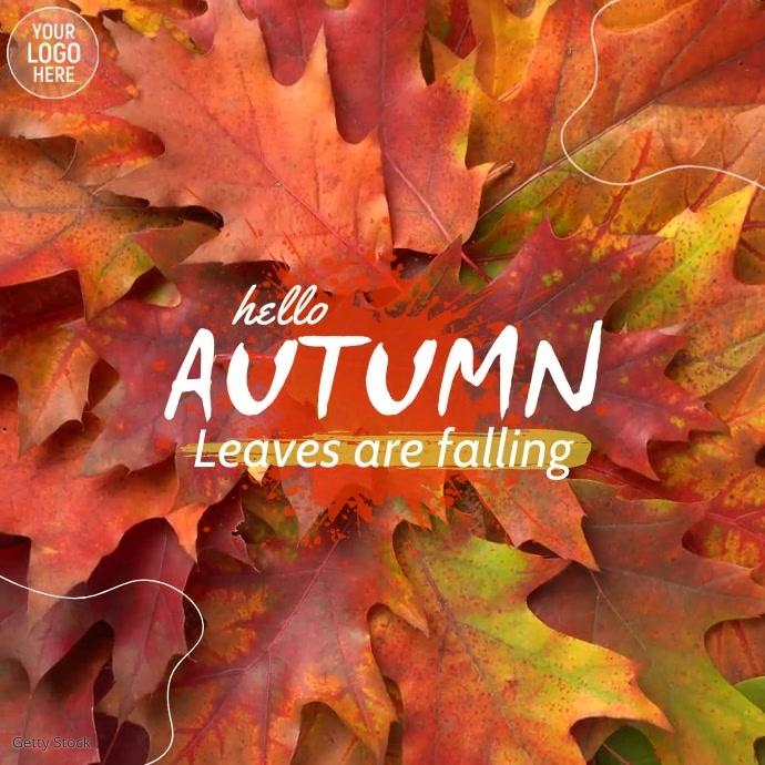 Autumn Square Video Insta Template | PosterMyWall