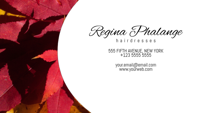 autumn stile business card template | PosterMyWall