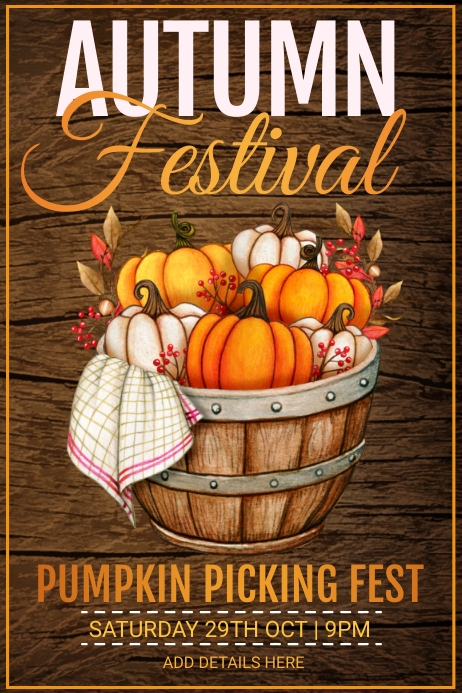 Autumn Template | PosterMyWall