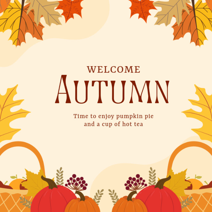 Plantilla de Autumn Template | PosterMyWall